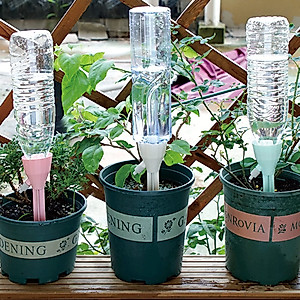 Wonglea New Upgraded Plant Self Watering Spikes,Adjustable Plant Watering Devices with Slow Release Control Switch Water Dripper,Watering Planter Insert,Automatic Plant Waterer for Vacations (6)