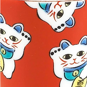 Kutani Ware, Lucky Chocolate, Sake Cup (KSO-07) Tiny Ceramic Cup