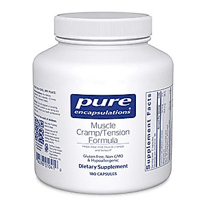 Pure Encapsulations Muscle Cramp/Tension Formula | Hypoallergenic Supplement to Reduce Occasional Muscle Cramps/Tension and Promote Relaxation | 180 Capsules