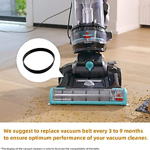 JEDELEOS Replacement Belts for Bissell CleanView Swivel Rewind Pet Reach Upright Vacuum, Fit Model 3198, 3198A, 3197, 3197A, 3196, 3195 Series (Pack of 2)