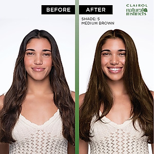 Clairol Natural Instincts Demi-Permanent Hair Dye, 6G Light Golden Brown Hair Color, Pack of 3