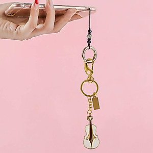 SOLUSTRE USB Drive 32GB Guitar USB Flash Drive Keychain Musical Instrument Key Ring Memory Stick Pendrive Jump Drive Gifts for Data Files Pictures Storage Car Decor