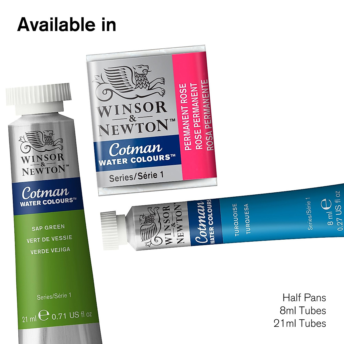 Winsor & Newton Cotman Watercolor Paint, 8ml (0.27-oz) Tube, Payne's Gray