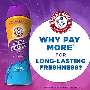 Arm & Hammer Odor Blaster In-Wash Scent Booster - Fresh Burst, 24 oz, Pack of 4