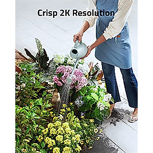 eufy security, SoloCam E40, Outdoor Security Camera, Advanced AI Person-Detection, Two-Way Audio, 2K Resolution, 2.4 GHz Wi-Fi Only, IP65 Weatherproof, No Monthly Fee