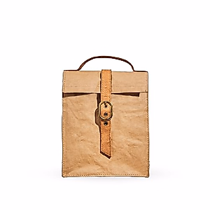 Out of the Woods Insulated Lunch Bag, Sustainable and Eco Friendly, Light Brown