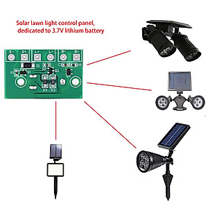 Solar Lamp Controller Module for Solar Lamp Night Light Controller Module Control Circuit Board with Switch