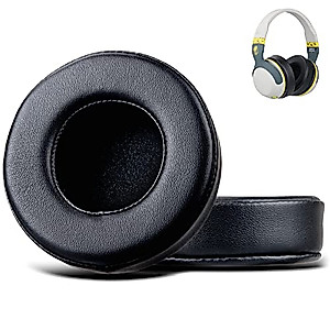 Hesh2 Wireless Earpads,Replacement Ear Pads Cushion for Skullcandy Hesh& Hesh2 Wireless Over-Ear, Softer Durable Leather and Comfortable Sponge,Hesh 2 Pads-(Black)