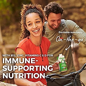 Orgain Organic Nutritional Protein Shake, Creamy Chocolate Fudge - 16g Grass Fed Whey Protein, Meal Replacement, 20 Vitamins & Minerals, Fruits & Vegetables, Gluten Free, Non-GMO, 11 Fl Oz (4 Pack)