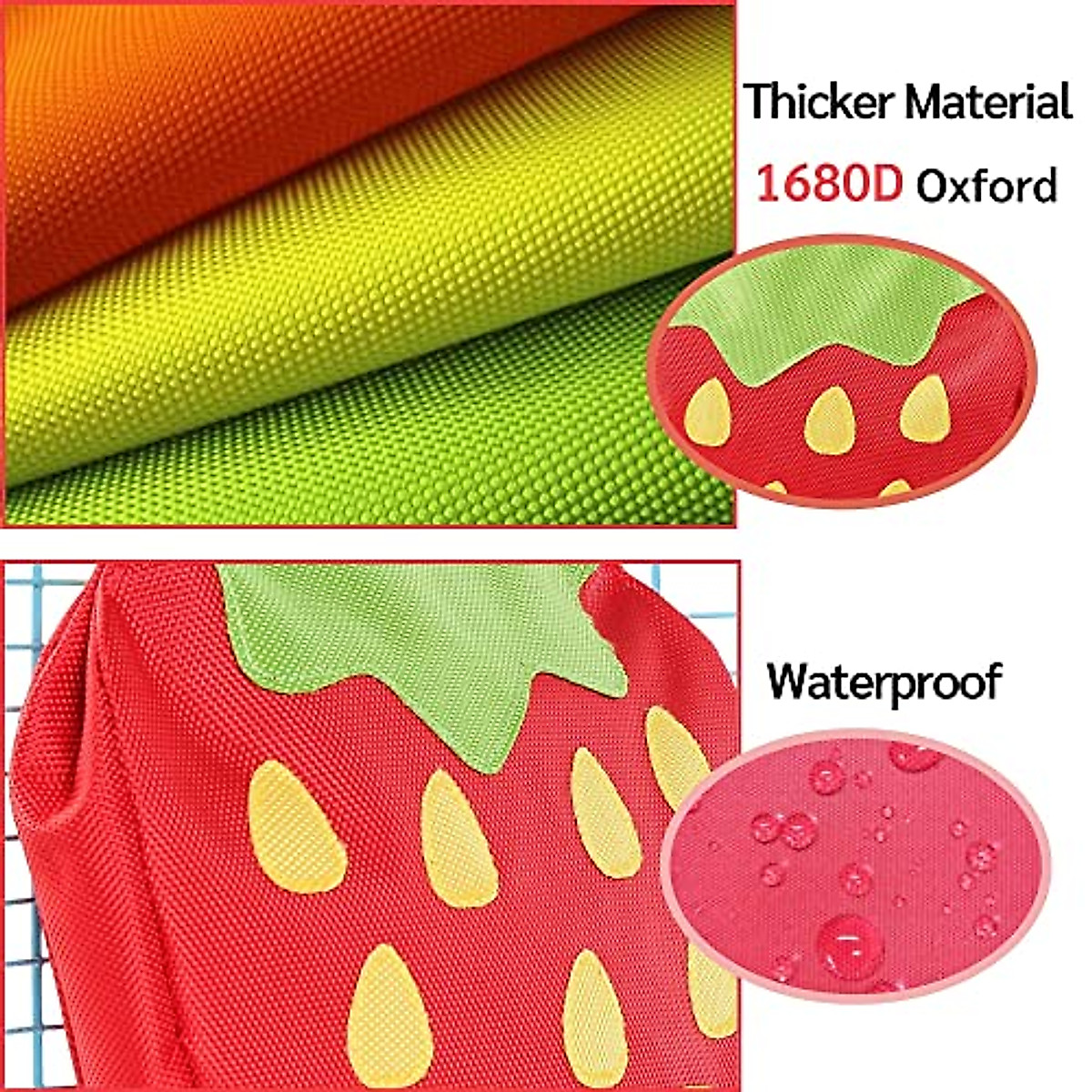 JanYoo Rabbit Hay Feeder Bag for Cage Guinea Pig Timothy Hay Dispenser Storage Manger Hanging Large Less Waste for Bunny