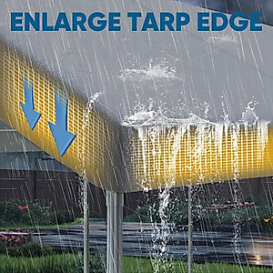 Quictent 10x20 ft Heavy Duty Carport Car Canopy Galvanized Car Tent Outdoor Boat Shelter with Reinforced Structure - Grey