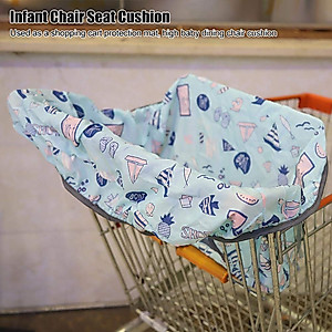 Maxmartt Shopping Cart Baby Covers,Infant Dining Chair Seat Cushion Portable Shopping Cart Chair Package Cover Trolley Soft Pad Baby Seat Cover