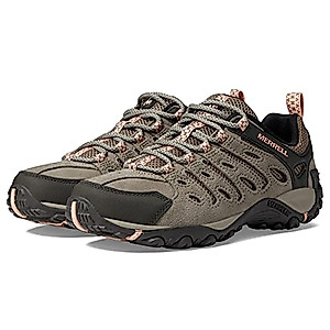 Merrell Women's CROSSLANDER 2 Hiking Shoe, Boulder/Peach, 8 M US