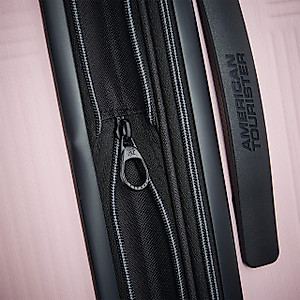 American Tourister Stratum XLT Expandable Hardside Luggage with Spinner Wheels, Pink Blush, Carry-On 21-Inch