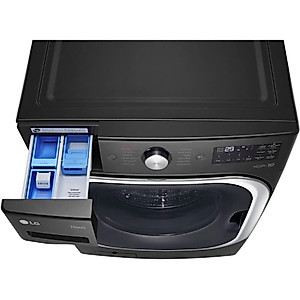 LG WM8900HBA 5.2 Cu. Ft. Black Steel Front Load Washer