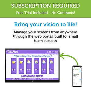SmartSign2go Pro 4K UltraHD Digital Signage Media Player with Easy-to-Use Cloud-Based Software (2-Week Free Software Trial)