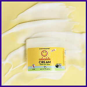 California Baby Calendula Cream | Soothing Baby Cream | Allergy Friendly | Plant-based | Soothes and Moisturizes Irritated, Dry Skin on Face and Body | 4 oz