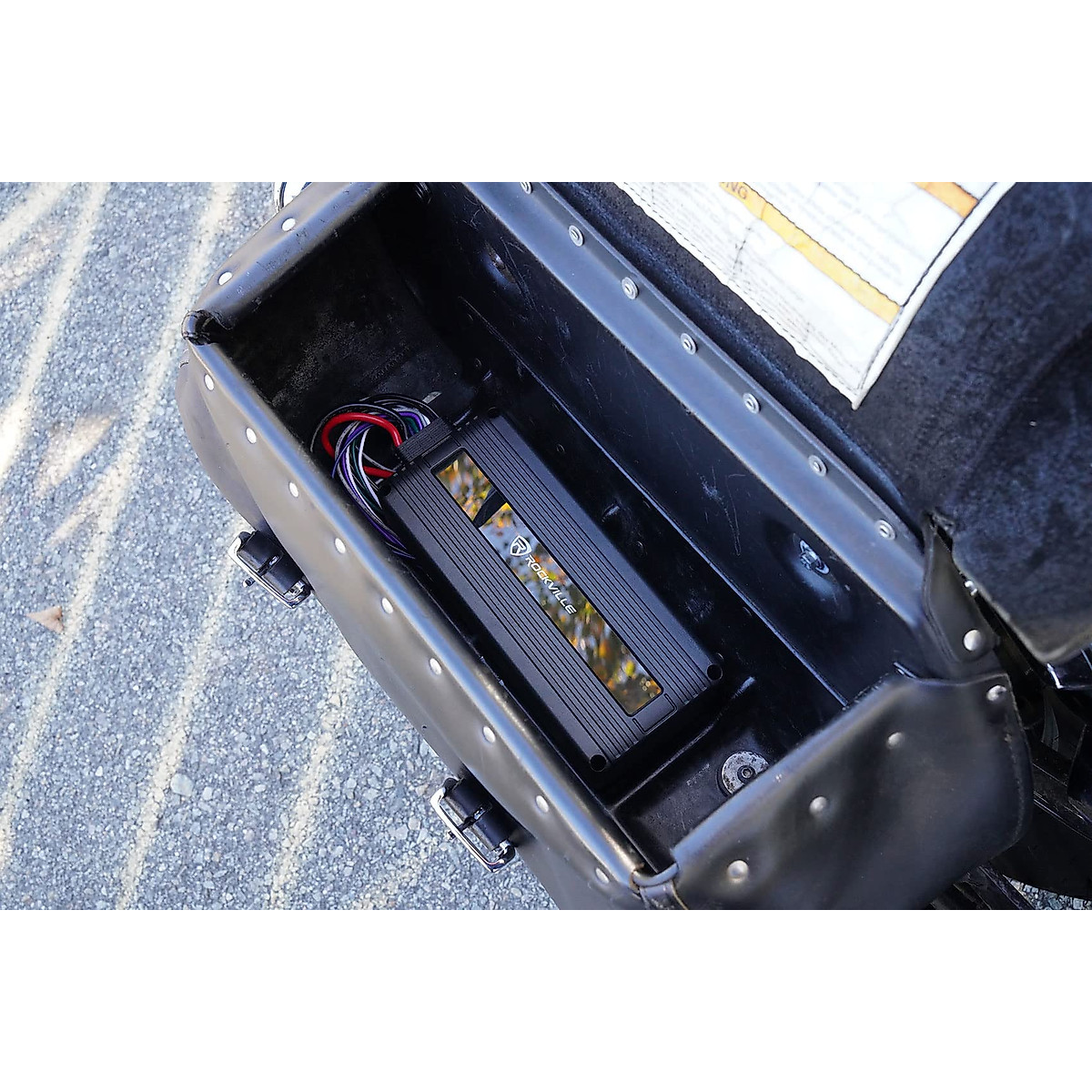 Rockville ATV220 2 Channel UTV/Motorcycle Bluetooth Amplifier IP65 Micro Amp