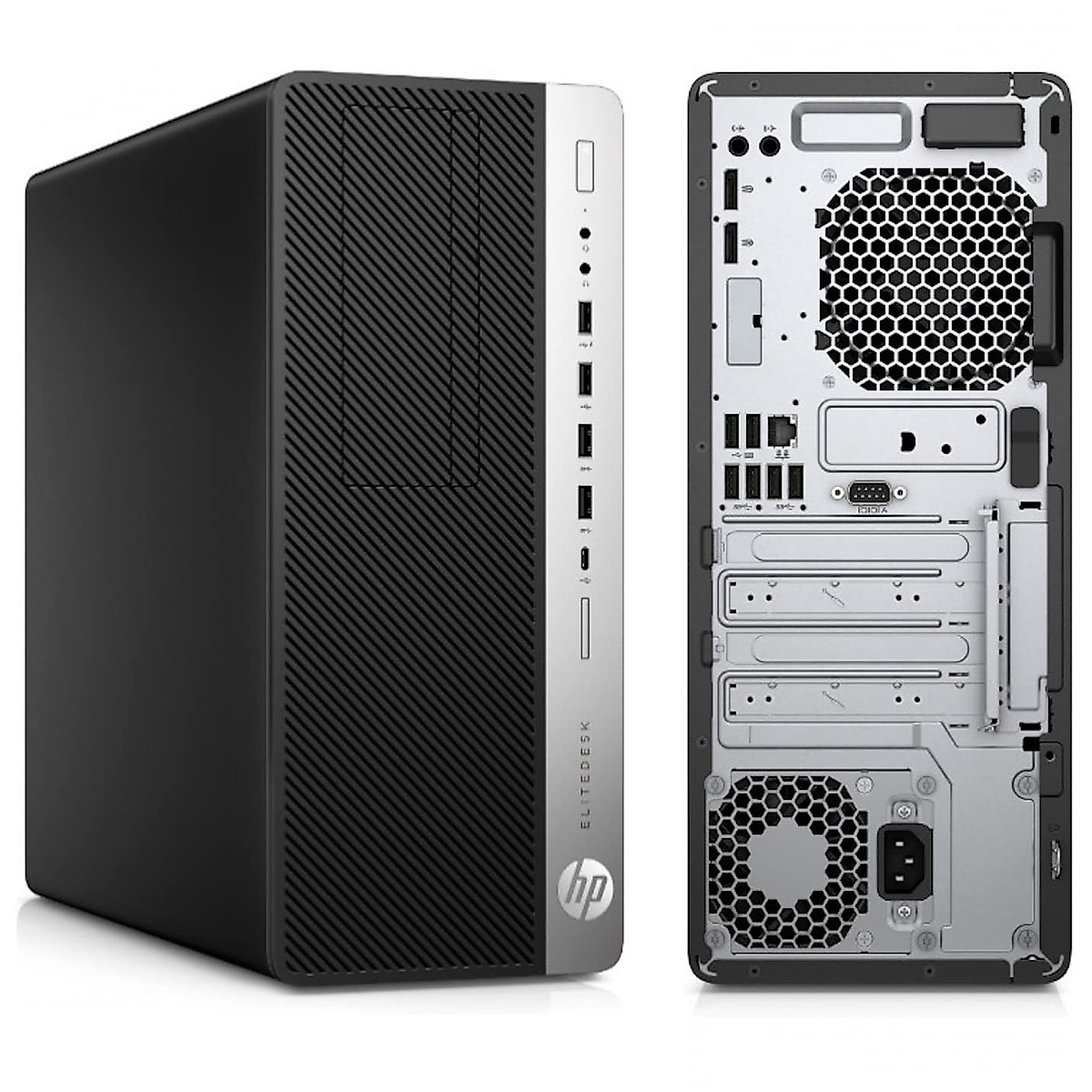 HP EliteDesk 800 G4 Tower, Intel Core i7-8700 6-Core 3.20GHz, 32GB DDR4, 1TB NVMe SSD + 3TB HDD, Intel UHD Graphics 630, Windows 10 Pro