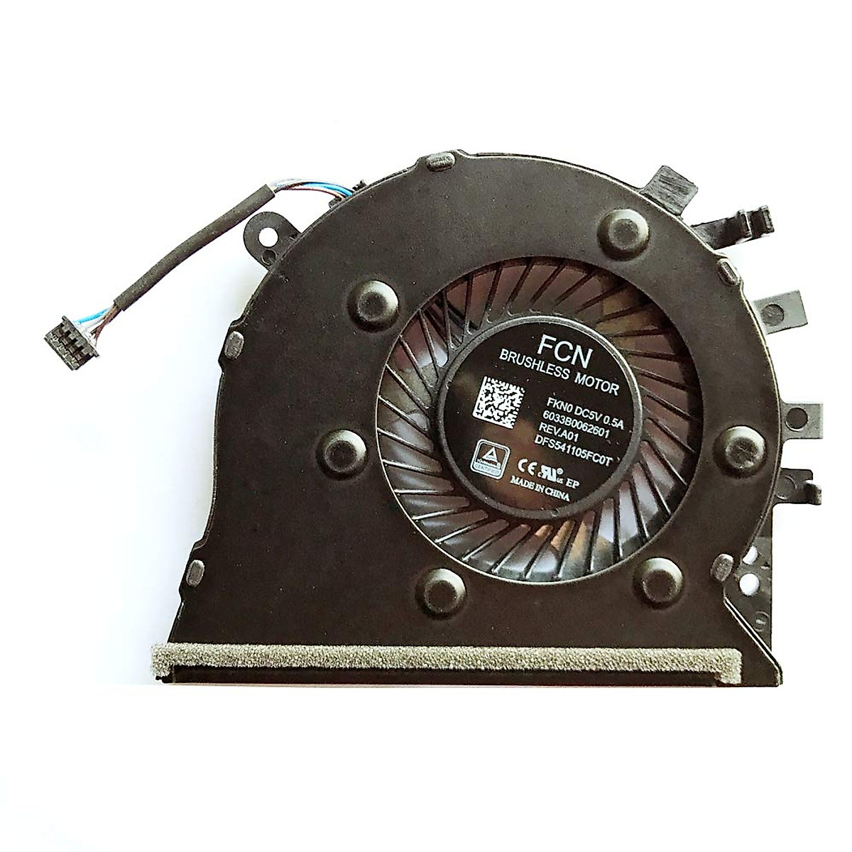 Replacement Compatible Laptop CPU Cooling Fan Cooler for HP 17-by 17-ca 17-BY0053CL L22531-001 6033b0062601 fcn dfs541105fc0t Series fkn0 6033b0062701 ns85b00-17k22 dfs541105fcot