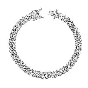 BLBLJERY 9mm Cuban Link Anklets for Women Plus Size Large Ankle Bracelets Gold Silver Rhinestone Diamond Bling Anklets Women 9inch