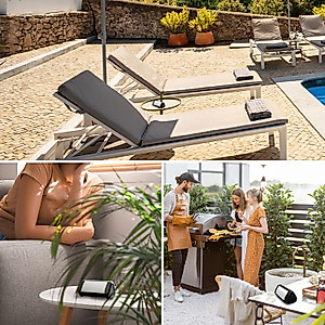 OontZ Ultra Bluetooth Speaker, Portable Wireless Speaker, 14 Watts, Up To 100 Ft Bluetooth Range, IPX7 Waterproof Speaker (Black with White Grille)