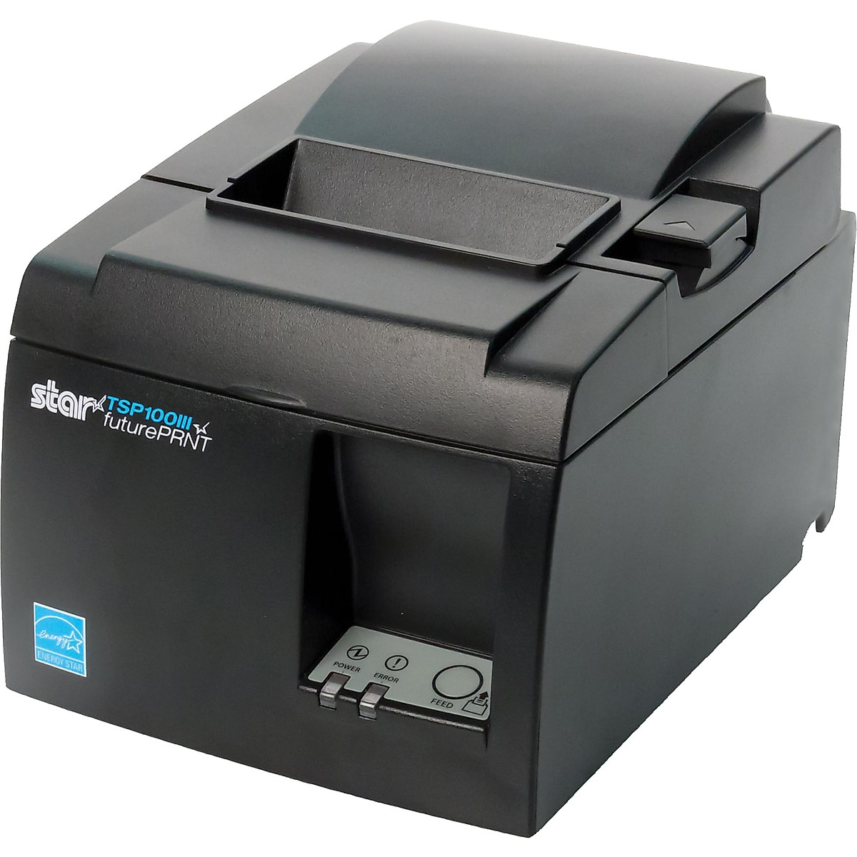 Star Micronics TSP143IIIW Wi-Fi (WLAN) TSP100 Series Thermal Receipt Printer with Wireless Access Point - USB, WiFi Connectivity, 203 dpi, Auto-Cutter, Gray - YKGAV