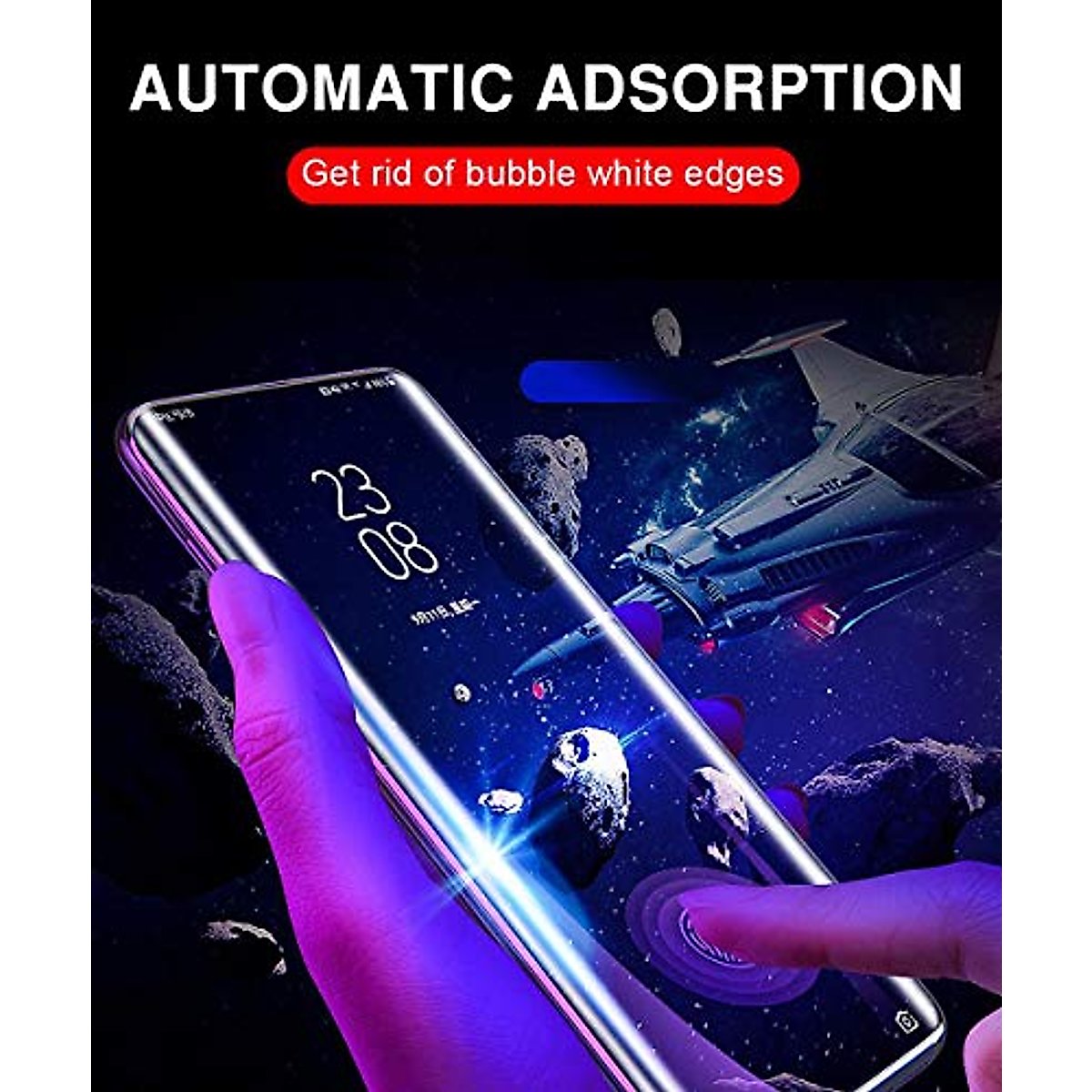 soliocial 2Pack Upgraded Hydrogel Screen Protector For TCL 40 XL 5G /TCL 40XL (2023) (6.75"), Non-breakable Flexible TPU&Case Friendly Transparent Soft Protective Film (Not Tempered Glass)