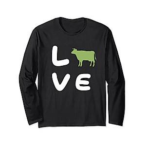 Love OXS T-Shirt Funny OX Long Sleeve T-Shirt