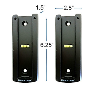 Master Mounts 2300B Extra Mounting Brackets (2 Pack) to Use with Master Mount 2311L and 2322L / These Brackets Will Allow You to Use The 2311L and 2322L TV Mounts in Two Separate Locations