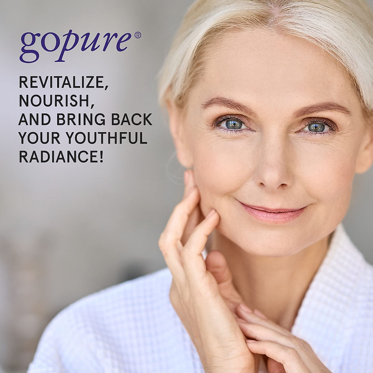 goPure Retinol Serum For Face - Anti-Aging Serum with Retinol for a Firmer, Lifted, and Youthful Look, Formulated with Green Tea and Vitamin E to Improve the Look of Dull, Uneven Skin - 1 fl oz