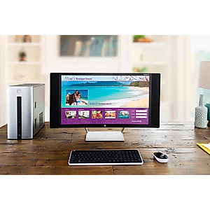 HP Pavilion 27q 27-inch QHD 2k 1440p IPS LED Monitor with AMD FreeSync Support, 100% sRGB, and VESA Mounting Bracket (1HR73AA#ABA) - Silver