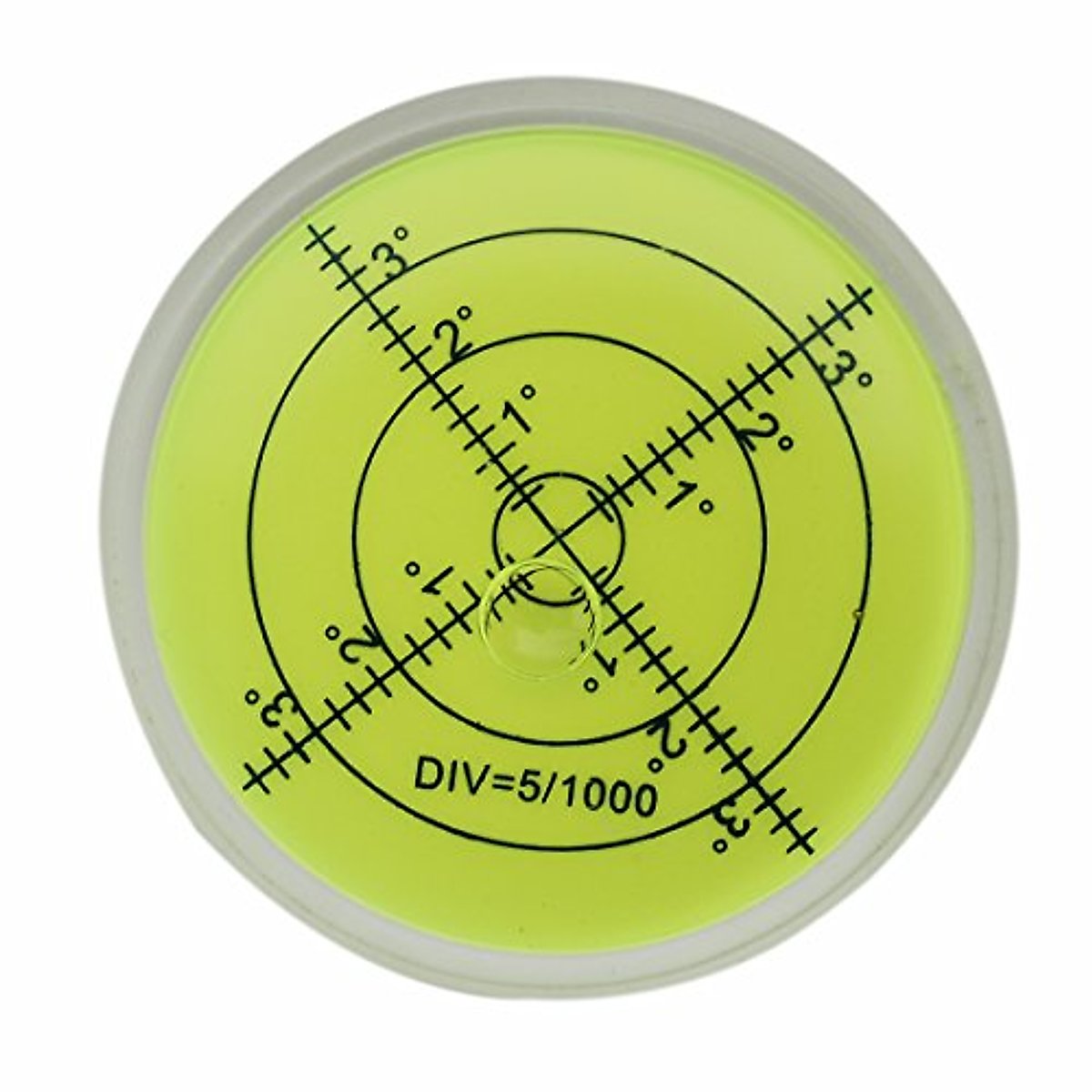 XMLEI Convenient and lighterCircular Bubble Level Spirit l Measuring Instruments Tool Universal Protractor Tool （60X12mm）