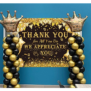 Thanks for All You Do Backdrop We Appreciate You Banner Decorations 7x5FT Thank You Photography Background for Teacher Doctor Congrats Grad Nurses Day Retirement Party Decorations Photo Props