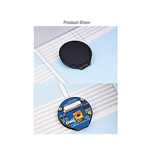 waveshare 1.28inch Round Touch LCD Display Module 240×240 Resolution 65K RGB LCD for Raspberry Pi,Raspberry Pi Pico,Arduino, STM32,Embedded GC9A01 Driver, CST816S Capacitive Touch Control Chip