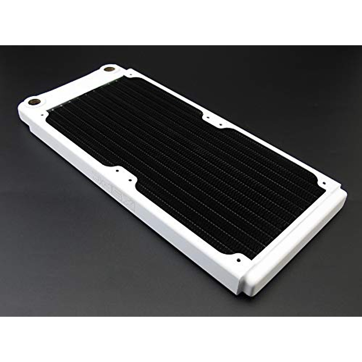 XSPC TX240 Ultra Thin Radiator, 120mm x 2, Dual Fan, White