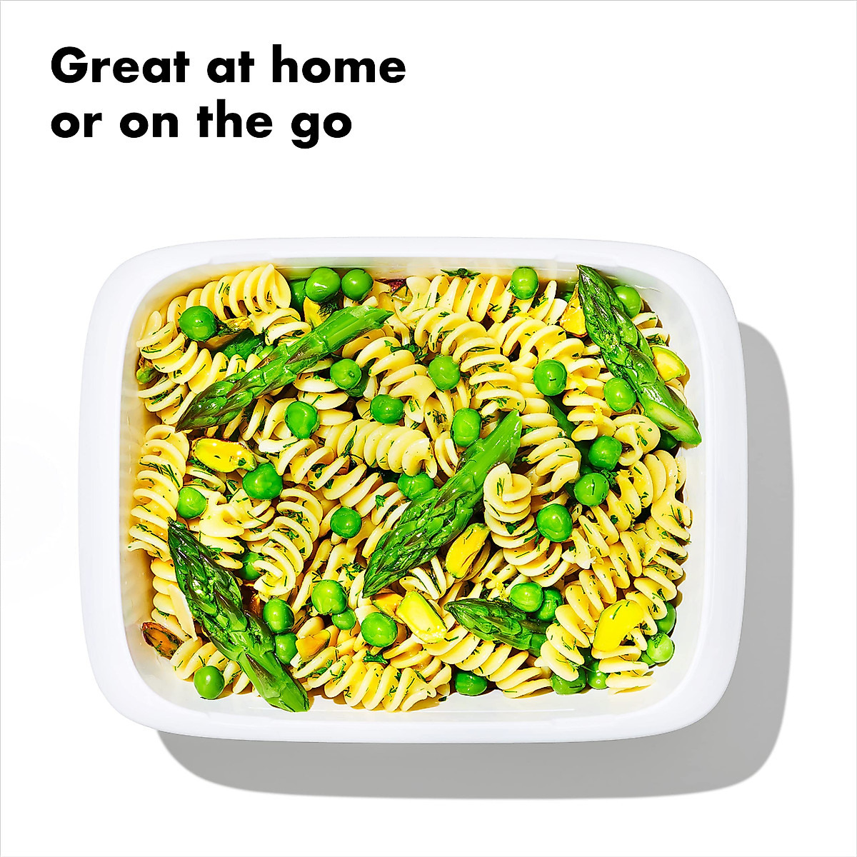 OXO Good Grips Prep & Go 3.3 Cups/0.78 L Container | Leakproof Food Storage | Ideal for leftovers and snacks |BPA Free|Microwave Safe | Dishwasher Safe | Freezer Safe | Odor and Stain Resistant, White