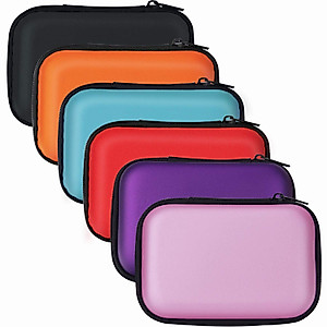 Sunmns Headphone Case Earphone SD TF Card USB Flash Disk Storage Cases Bag, 6 Pieces