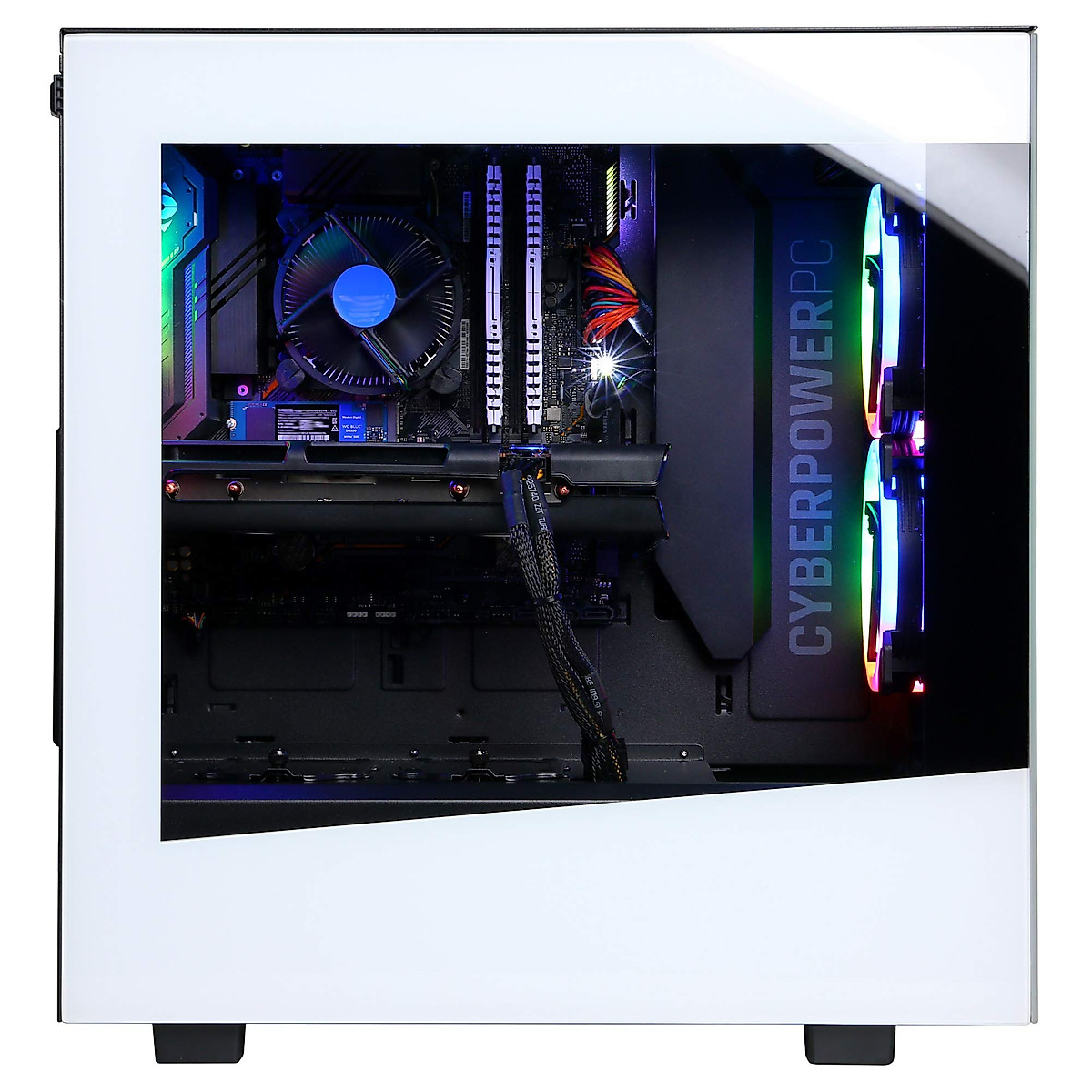 CyberpowerPC Gamer Xtreme Gaming PC, Intel Core i5-10400F 2.9GHz, 16GB DDR4, GeForce RTX 3060 12GB, 500GB NVMe SSD, WiFi Ready & Win 10 Home (GXiVR8480A7)