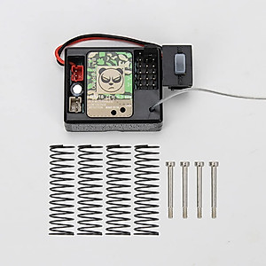 PANDA HOBBY Spring Kit and ESC Receiver/Electronic Speed Control Unit - RX-18 fits Tetra 1/24 w/T-8198A Transmitter