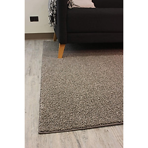 KOECKRITZ Custom Cut-to-Fit Area Rugs Neutral Carpet - Soft Plush Indoor Rugs - Perfect for Living Room, Bedroom, Entryway - Great for Homes, Apartments, Dorms, Kids Room - 12x15' ft Chocolate