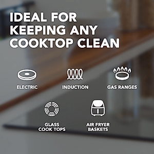 Weiman Cooktop and Stove Top Cleaner Kit - Glass Cook Top Cleaner and Polish 10 oz. Scrubbing Pad, Cleaning Tool, Razor, Scraper