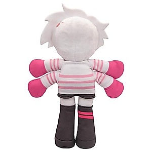 inuosun Alastor Cosplay Toy Angel Dust Plush Figure Stuffed Anime Toy Doll Soft Plushies Pillow Kids Gift (Angel Dust, Cotton)