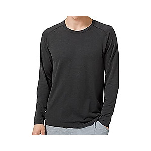 Lululemon Athletica Mens Metal Vent Tech Long Sleeve Shirt(Deep Coal, XL), X-Large