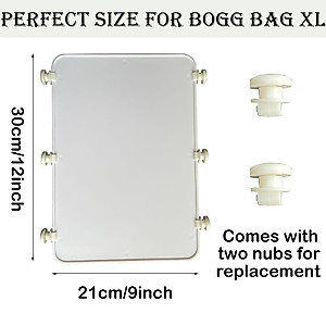 Afonso Upgrade Divider Tray for Bogg Bag Accessories for Bogg Bags, Divider Tray with 8Pcs Socket Compatible with Bogg Bag Original X Large Help with Organizing Your Bag and Divide Space (2Pcs)