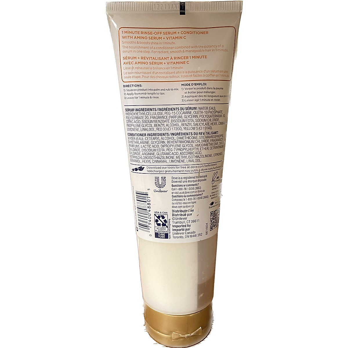 Dove Hair Therapy Glow Restore Serum + Conditioner 8 fl oz