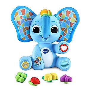 VTech Smellephant with Magical Trunk and Peek-a-Boo Flapping Ears, Blue