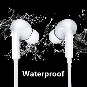 Earbuds Wired Earphones inEar Headphones for iPhone 13 12/12 Mini/12 Pro Max/11/11Pro Headphones,BCRKLO Microphone Stereo NoiseIsolating Earphones Compatible with iPhone 7/8/8 Plus/X/XS/XR/XS Max/iPad