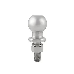 CURT 40082 Stainless Steel Trailer Hitch Ball, 3,500 lbs, 2-Inch Diameter, 3/4 x 2-1/8-Inch Shank