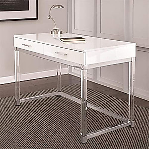 Steve Silver Everett White Painted Wood Desk